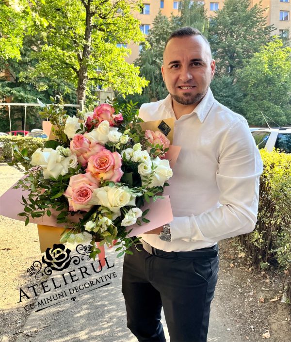 BUCHET ARMONIE - Florarie Online Brasov |Atelierul cu Minuni Decorative